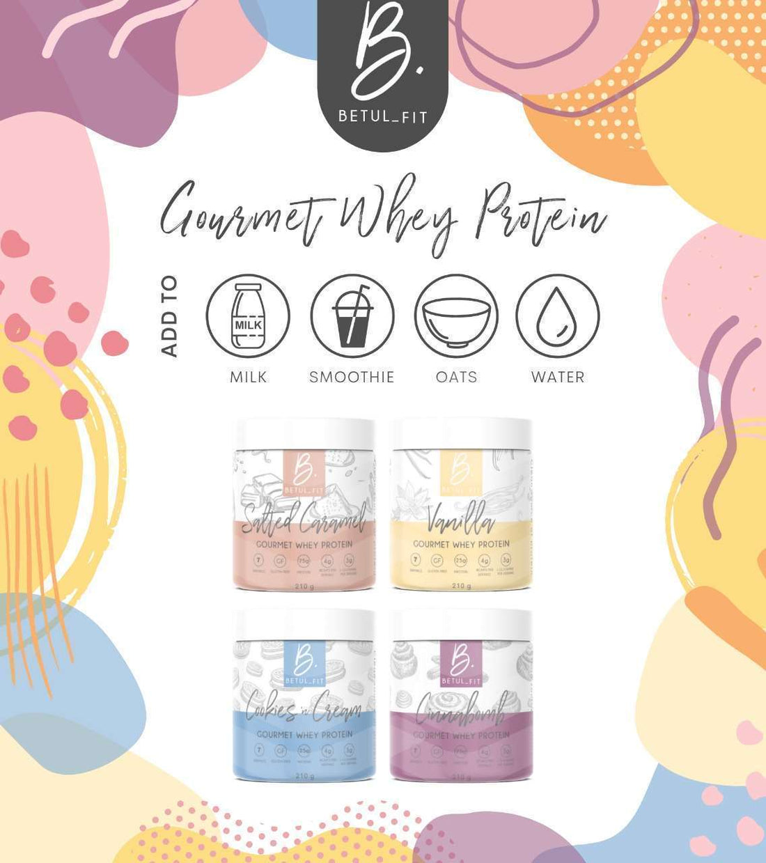 1KG Cinnabomb Whey Protein – Betul Fit
